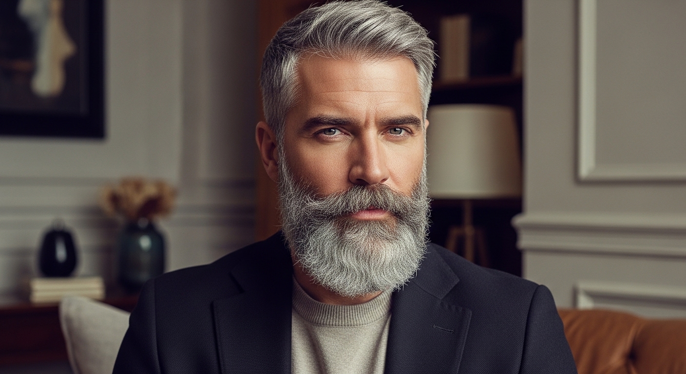 16 Timeless Grey Beard Styles That Command Respect - Alpha Vibe