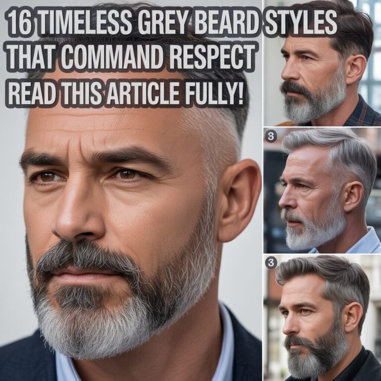 16 Timeless Grey Beard Styles That Command Respect - Alpha Vibe