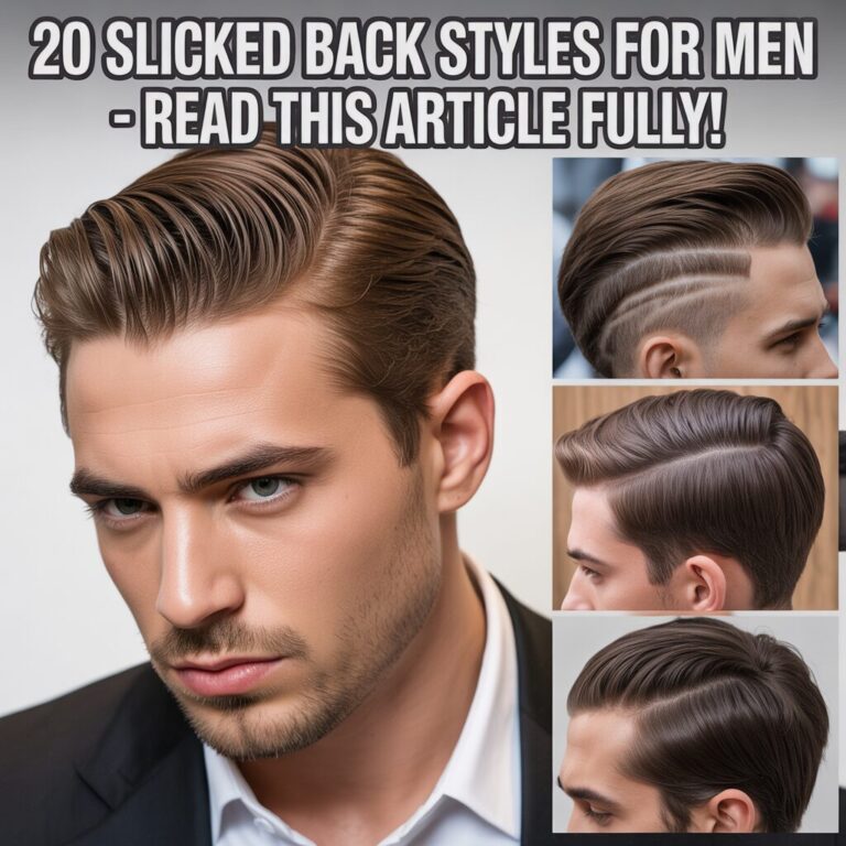 20 Slicked Back Styles for Men - Alpha Vibe