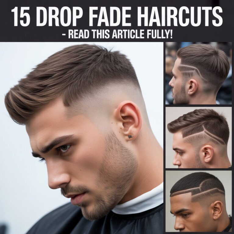 15 Drop Fade Haircuts Every Man Should Try - Alpha Vibe