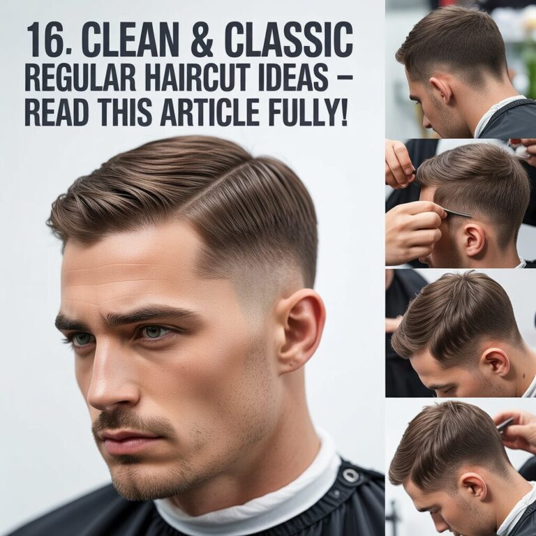 16 Clean & Classic Regular Haircut Ideas for Men - Alpha Vibe