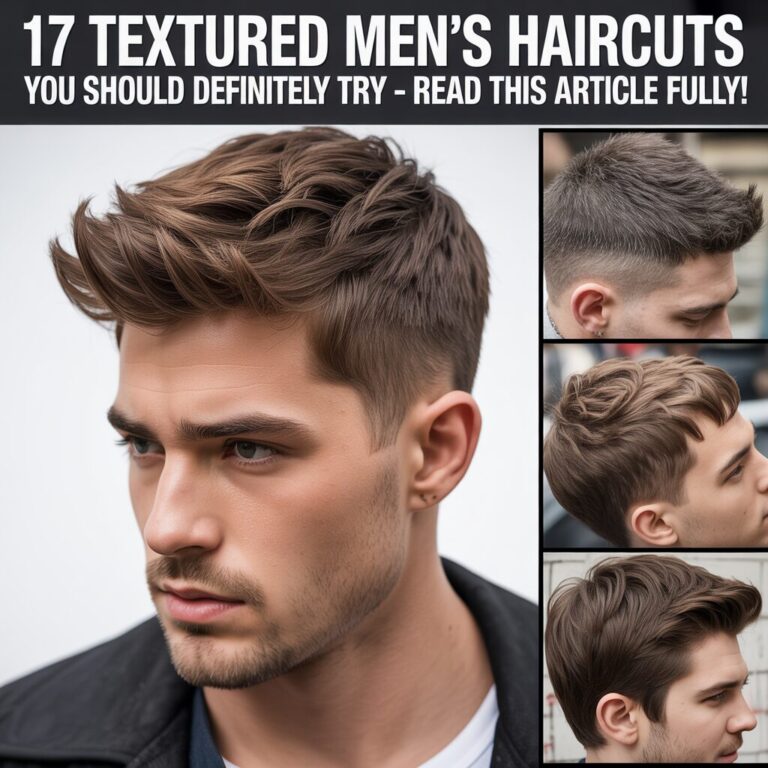 17 Textured Men’s Haircuts You Should Definitely Try - Alpha Vibe