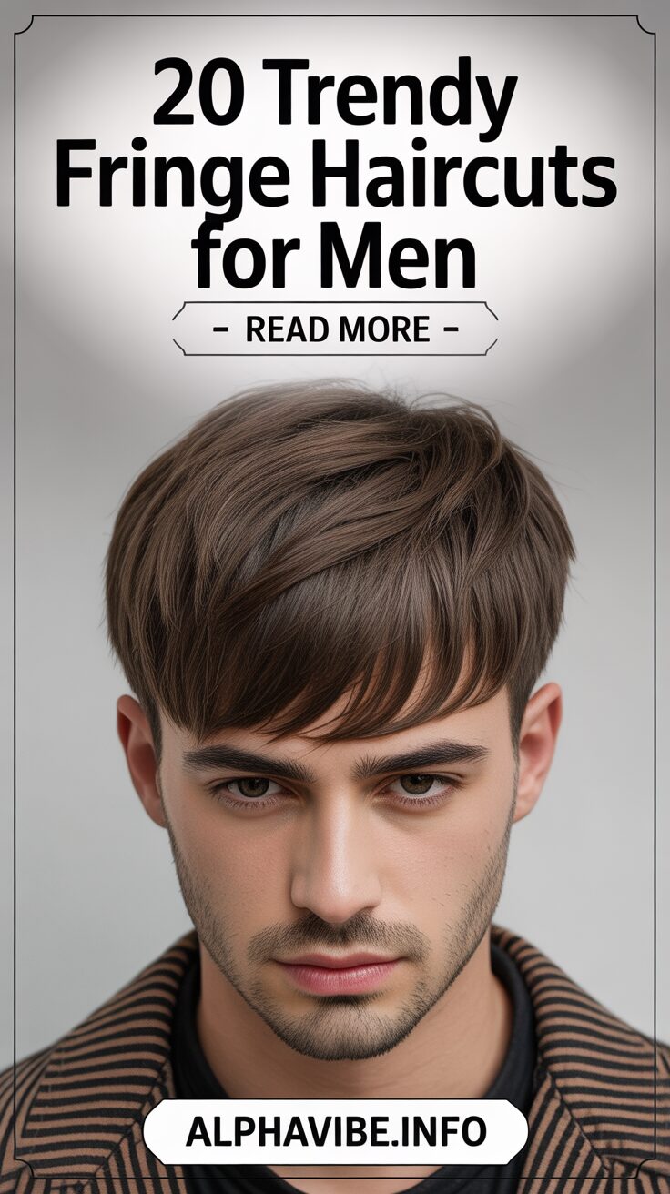 20 Trendy Fringe Haircuts for Men to Try Right Now - Alpha Vibe