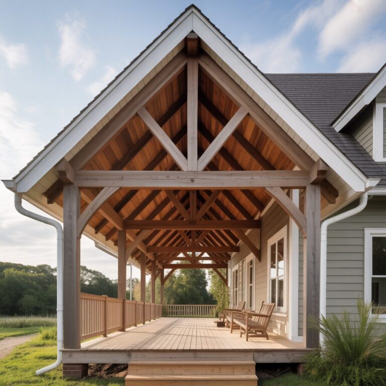 17 Beautiful Open Gable Front Porch Ideas to Elevate Your Home’s Charm ...