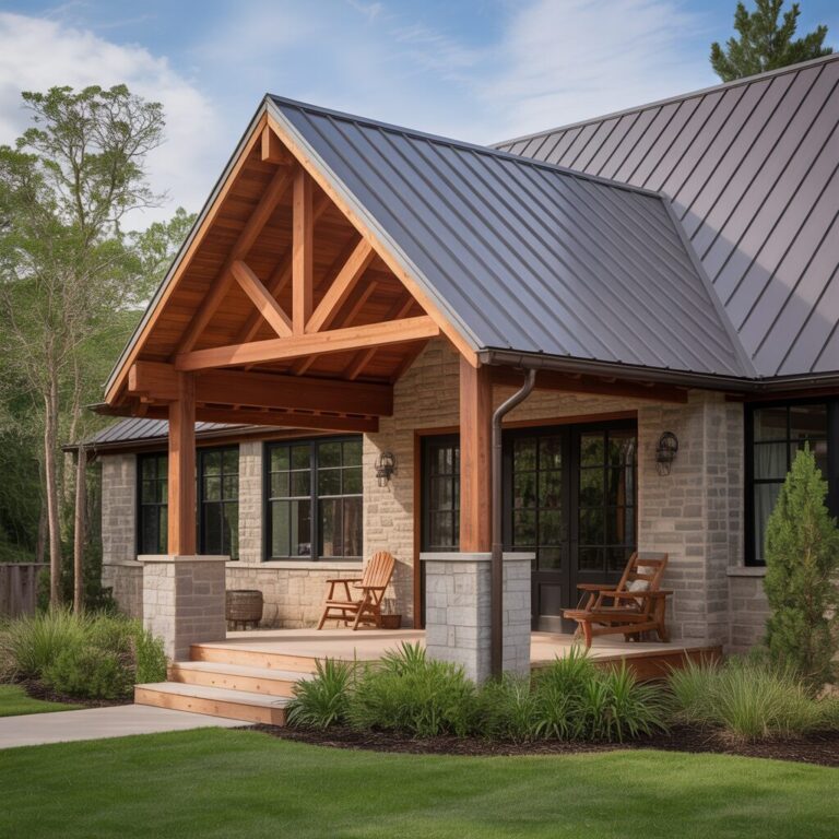 17 Beautiful Open Gable Front Porch Ideas to Elevate Your Home’s Charm ...