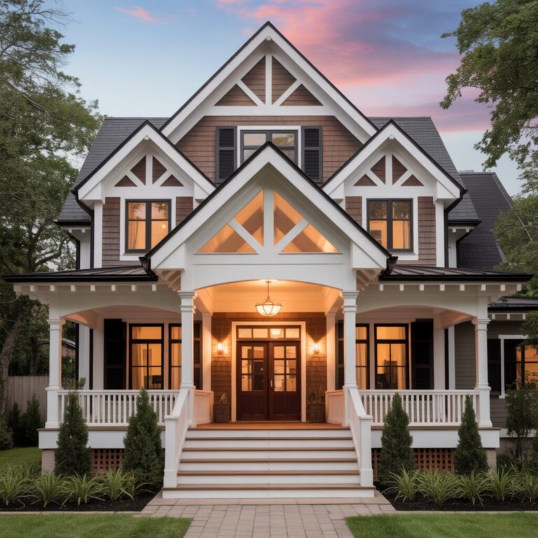17 Beautiful Open Gable Front Porch Ideas to Elevate Your Home’s Charm ...